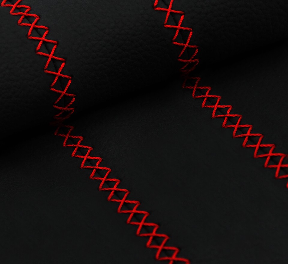 Red Lux-Stitch 2X Long Seat Belt Covers For Mercedes Gl Class X166 12 ...