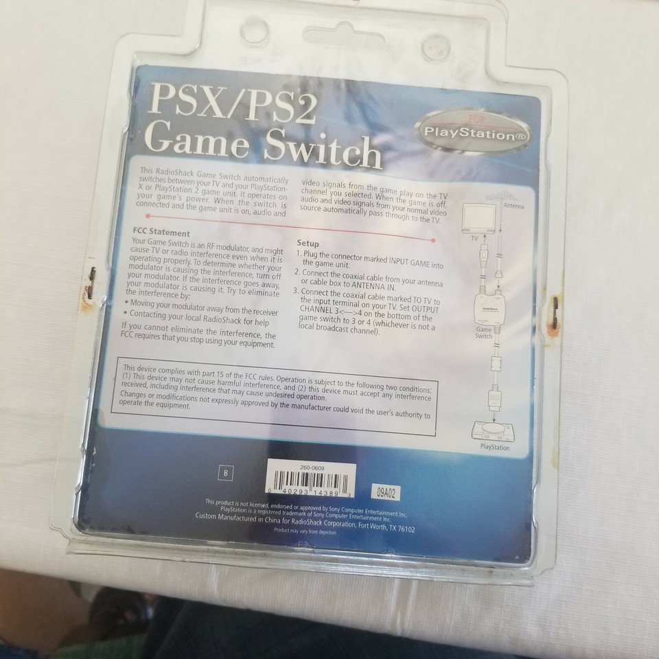PSX/PS2 Game Switch - Radio Shack - 26-609 ------------ NEW | eBay