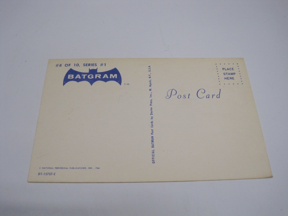 Vintage Batman Batgram Postcard Series #1, #8 of 10 | eBay