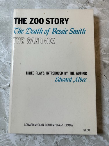 Edward ALBEE / Zoo Story The Death of Bessie Smith The Sandbox 1960 ...