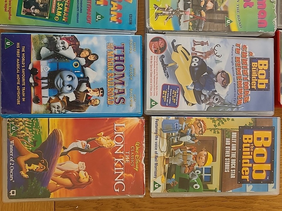 VHS Video Tapes Bundle Including Toy Story 1 and 2 (10 Tapes) | eBay UK