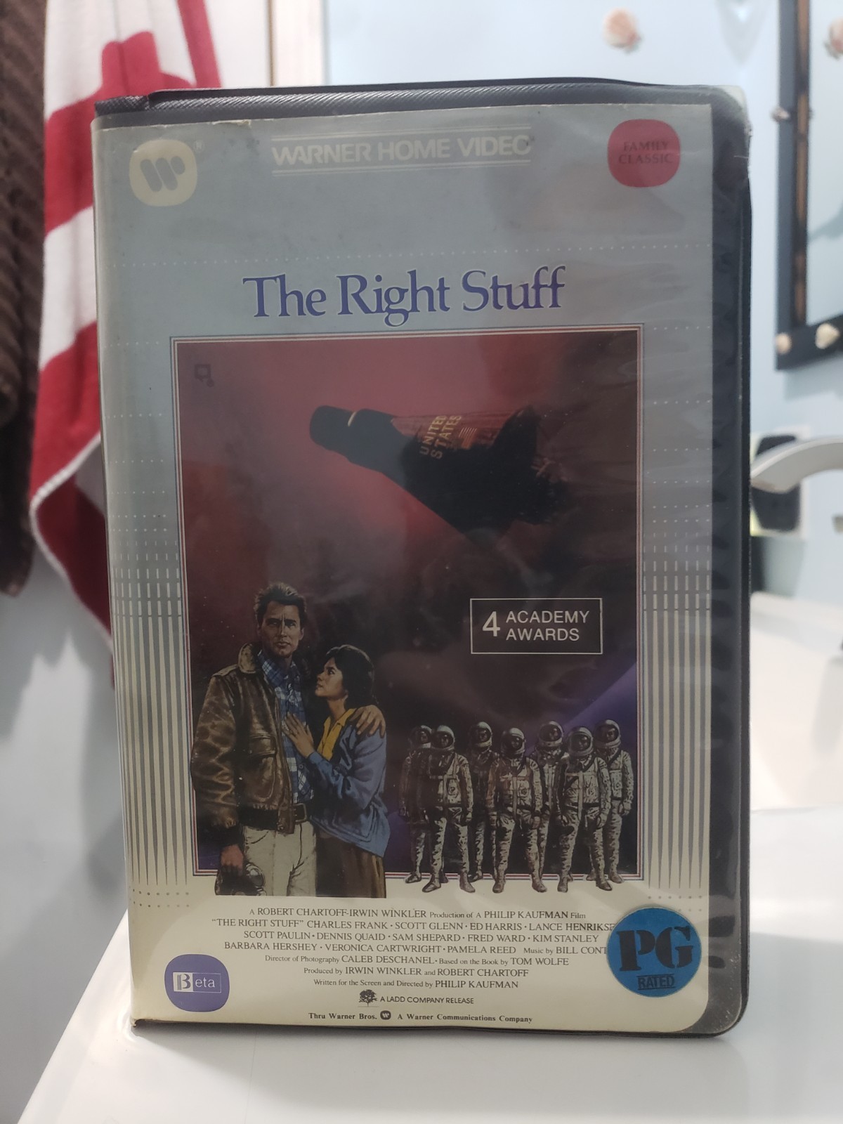 Warner Bros. The Right Stuff (1983) Clam Shell Box VHS Set of 2 | eBay
