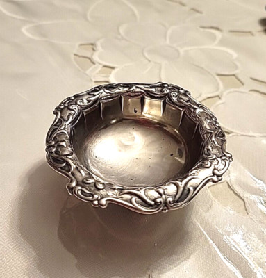 Antique Sterling Silver Nut Dish, See Hallmark, Monogram, 40.2 g, 72mm ...