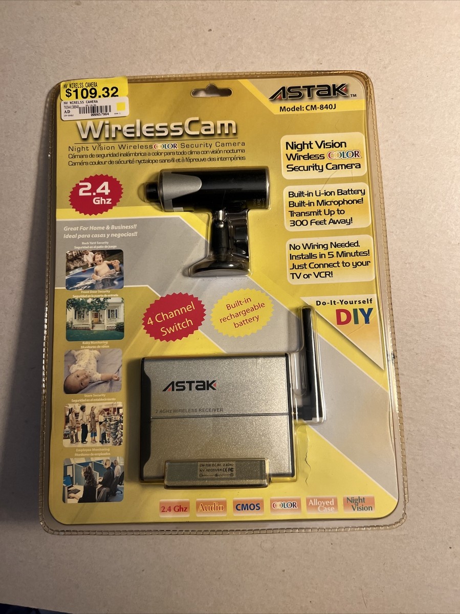 Astak Wireless Cmos Camera How To Troubleshoot 2.4GHz Wireless CCTV