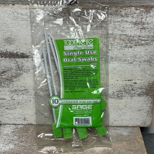 Toothette Oral Care Single Oral Swabs Untreated Orals Swabs 9 Cts ...