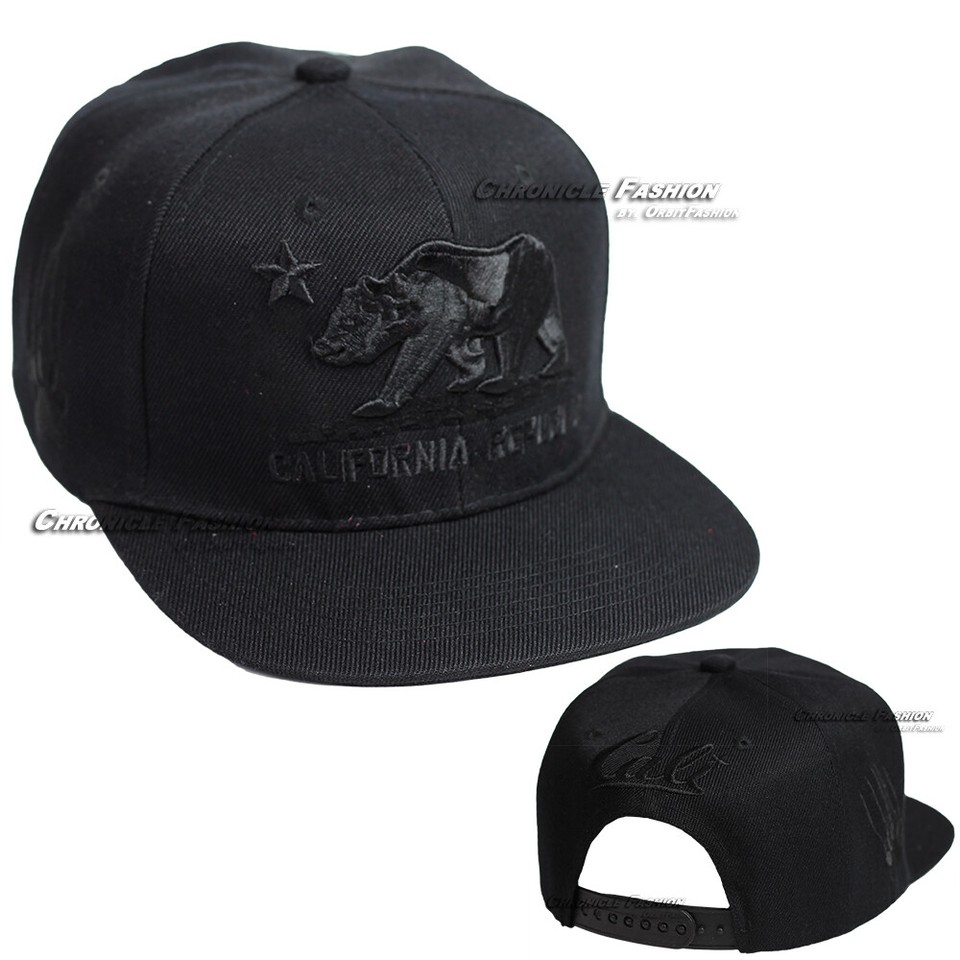 California Republic Baseball Cap Snapback Adjustable Hat Cali Hip Hop ...