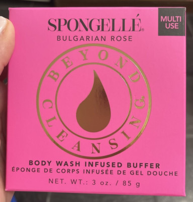 Spongelle ~ BULGARIAN ROSE Body Wash Infused Buffer ~ Multi-Use ~ 3 oz ...
