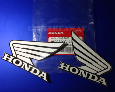 Honda wing Logo Vinyl Decal Car Truck Window Sticker Motorcycle 90MM ...