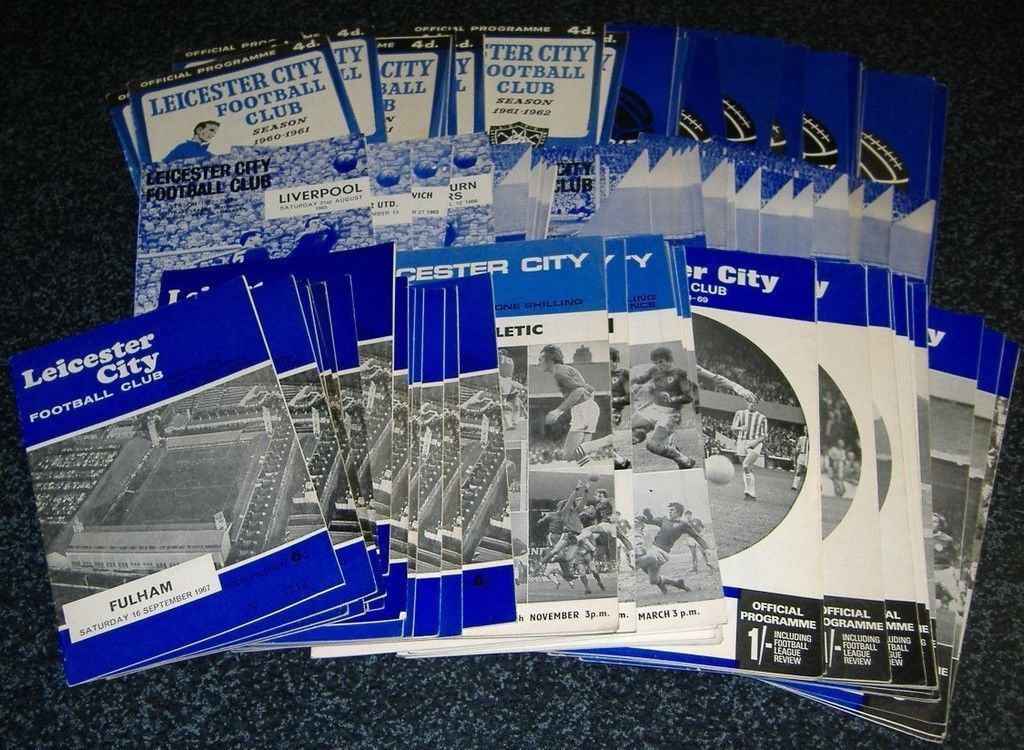 Leicester City Programmes 1960-70 - Select Your Own | eBay UK