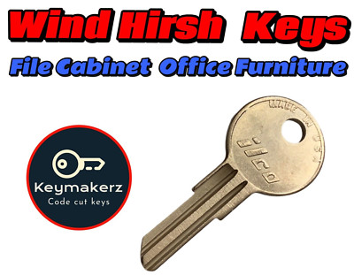 Wind Hirsh File Cabinet Office Furniture Keys Spare Key Cut to Code ...