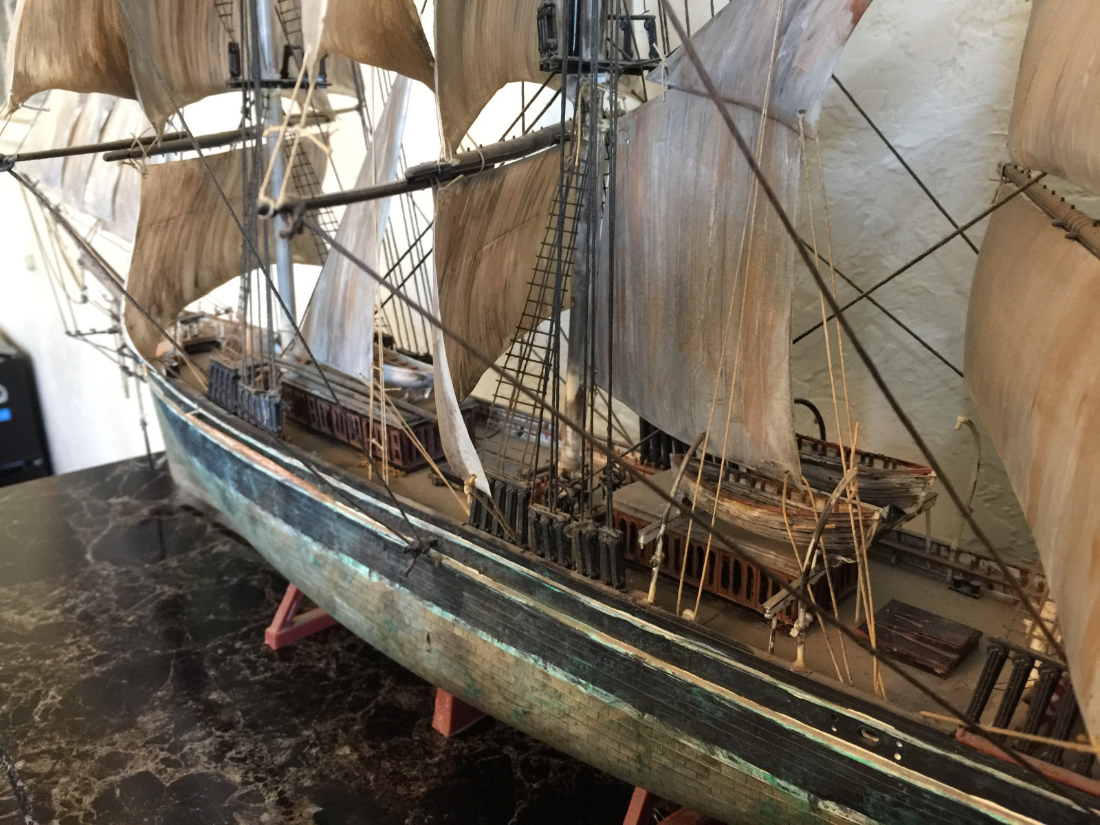 Vintage Model Ship (with Realistic Rustic Look) | eBay