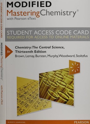 Modified MasteringChemistry eText Access Code Chemistry The Central ...