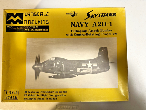Micro Scale Navy A2D1 Attack Bomber 1/48 scale model kit | eBay