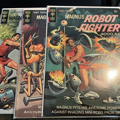Magnus Robot Fighter 4000 A.D. #s 17,23,26 Gold Key | eBay