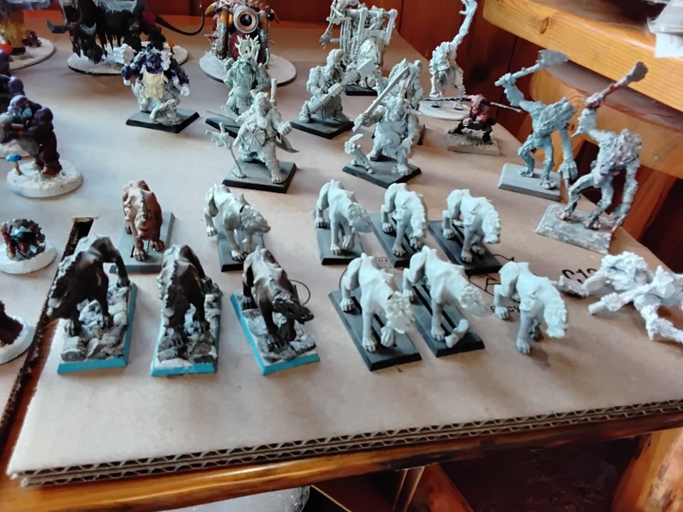 AOS ogre kingdom full painted army set plus more maw tribes Warhammer ...