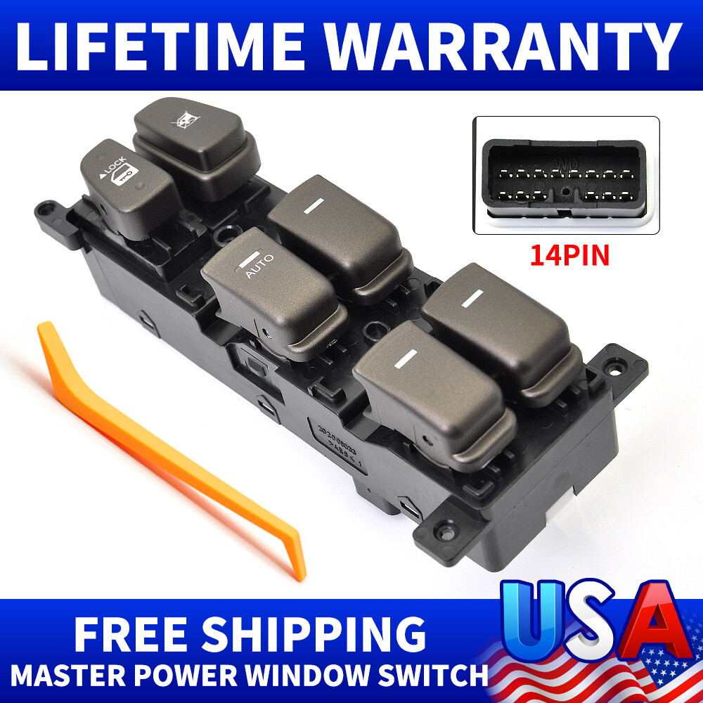 🔥🔥FOR 2009-2010 HYUNDAI SONATA POWER WINDOW MASTER CONTROL SWITCH ...