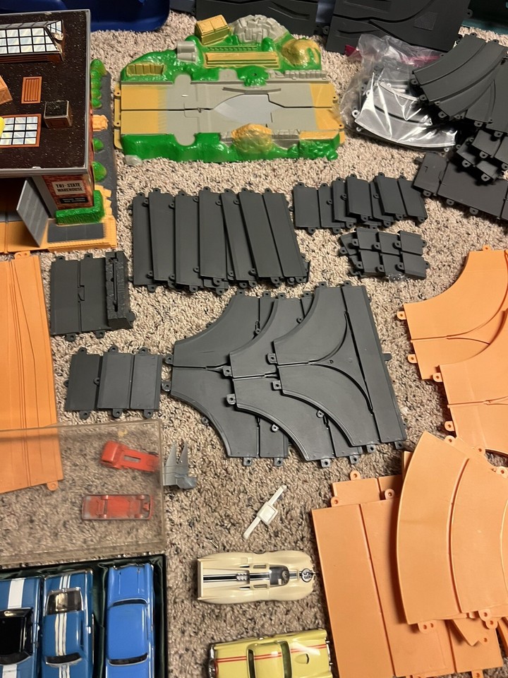 Vintage Ideal Motorific Car/truck Track LOT Set Many EXTRAS | eBay