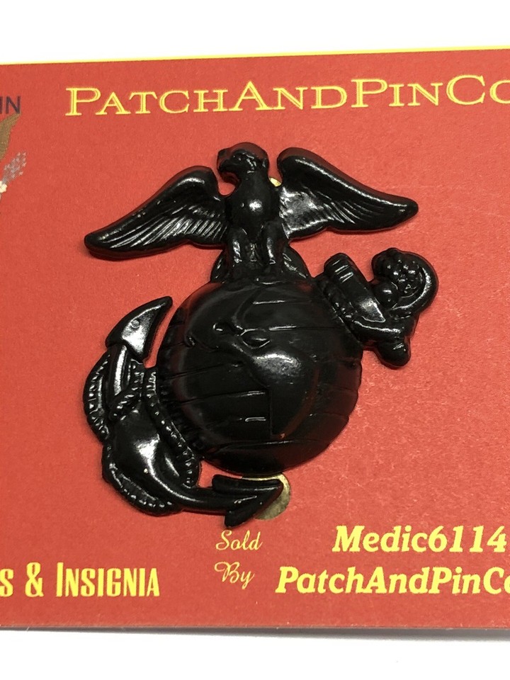 U.S. MARINE CORPS EGA HAT PIN USMC EAGLE GLOBE ANCHOR LEFT EMBLEM Cap ...