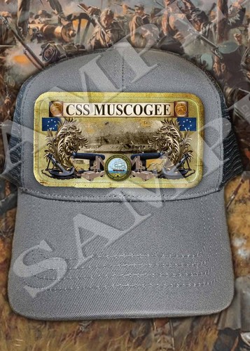 CSS Muscogee CSA Naval American Civil War Themed Classic Trucker ...