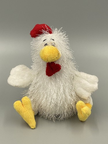 Ganz Webkinz Chicken Plush Rooster Stuffed Animal Toy No Code White 8 ...