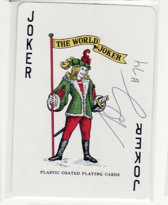 SID ABRAMOWITZ BALTIMORE COLTS 1983 AIR FORCE AUTOGRAPHED PLAYING CARD ...
