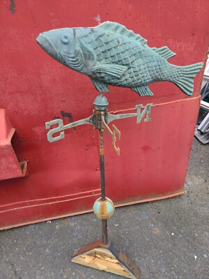 Weathervanes & Lightning Rods - Copper Fish