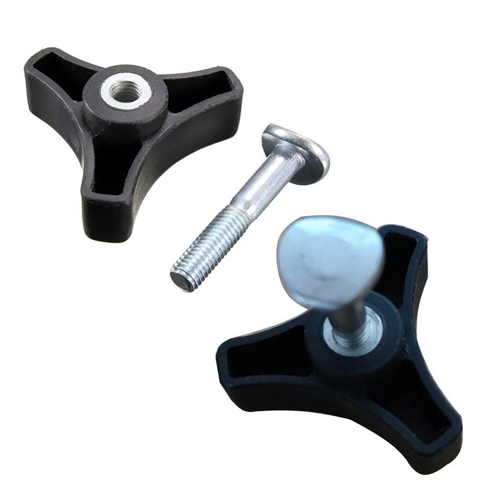 2/4Set Garden Triangle Handle Knob Wing Nut Screw Bolts for Honda Lawn ...