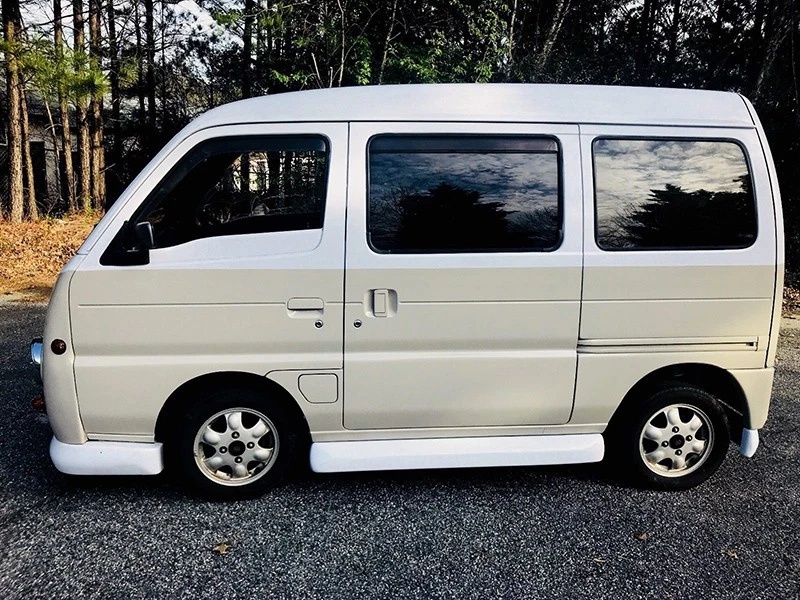 Japanese Micro-Vans Modded to Look Like Mini-VWs