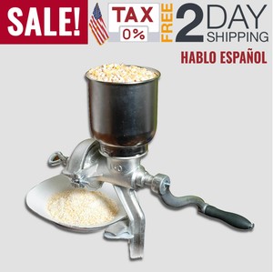 Molino de mano para Granos Chiles secos Cafe Maiz Maquina manual para ...
