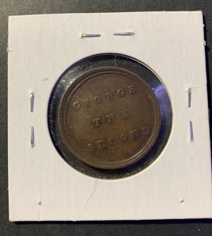 1773 King George II copper token | eBay