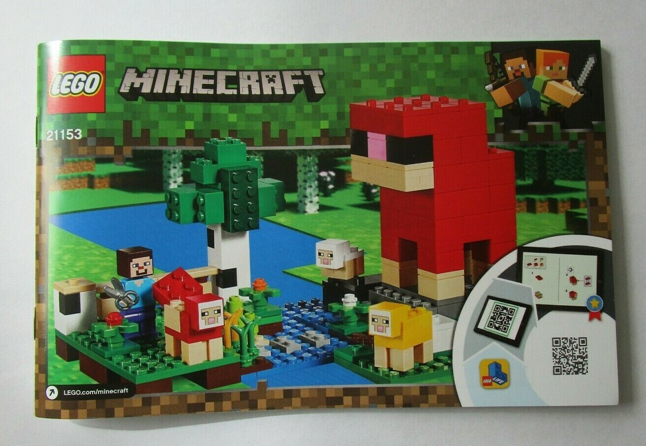 LEGO Minecraft - INSTRUCTION BOOKLETS 21165 21166 21145 21153 21158 ...