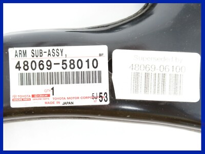 Genuine OEM Toyota Lexus 48069-06100 Driver Front Lower Control Arm ...