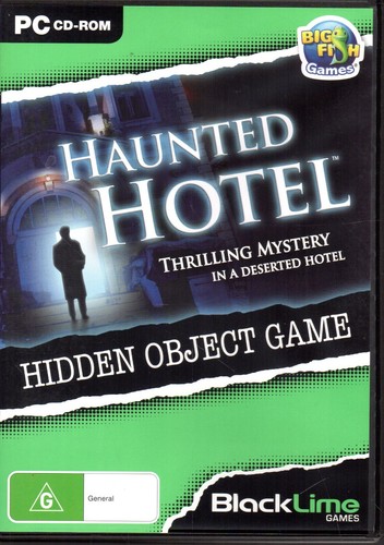 HAUNTED HOTEL HIDDEN OBJECT PC CD-ROM MYSTERY GAME Blacklime Games #13 ...
