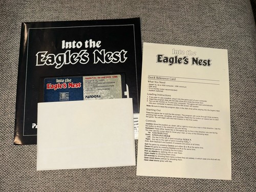 Into The Eagles Nest (Apple II, 1987) Vintage Computer Video Game | eBay