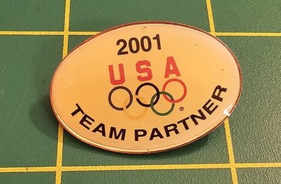 U.S.A. Team Partner 2001 USA Olympic Team Olympics Vintage Lapel Pin ...