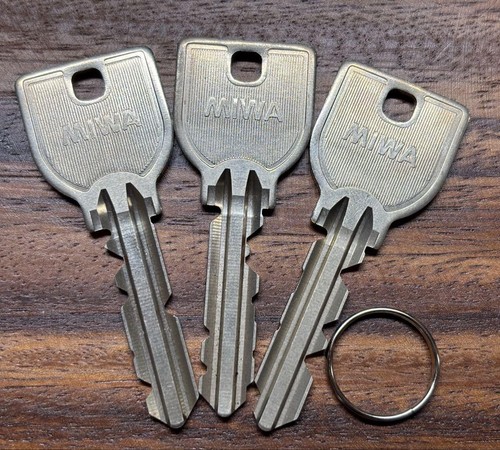 Genuine Miwa Used Key Dummy Antique Keychain Set Of 3 | eBay
