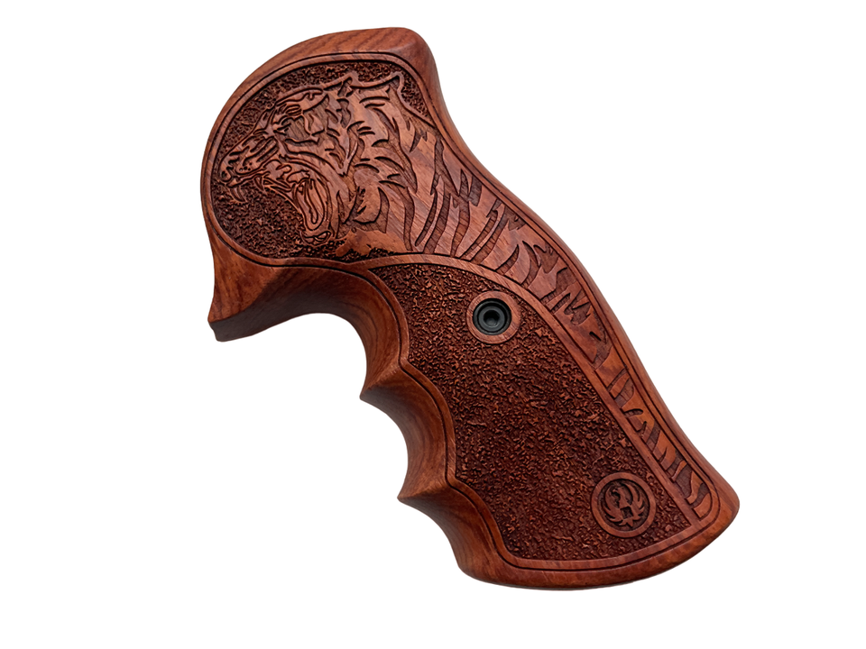 New Crave tiger art wood Handle Grips for Ruger GP100 Super Redhawk#No ...
