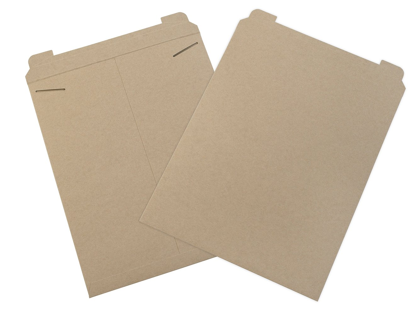 17" X 21" Stayflats Rigid Flat Mailers, Kraft, for Keeping Documents ...