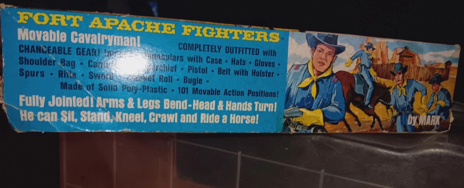 Vintage 1960 Marx Toys, Captain Maddox, Fort Apache Fighters, Action ...