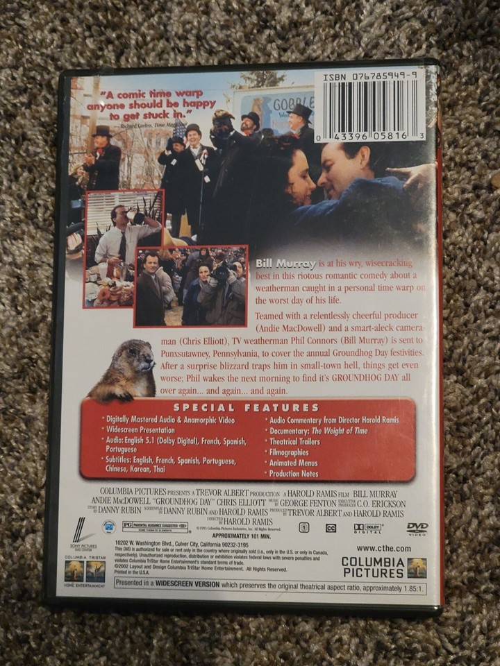 Groundhog Day (Special Edition) DVD 43396058163 | eBay