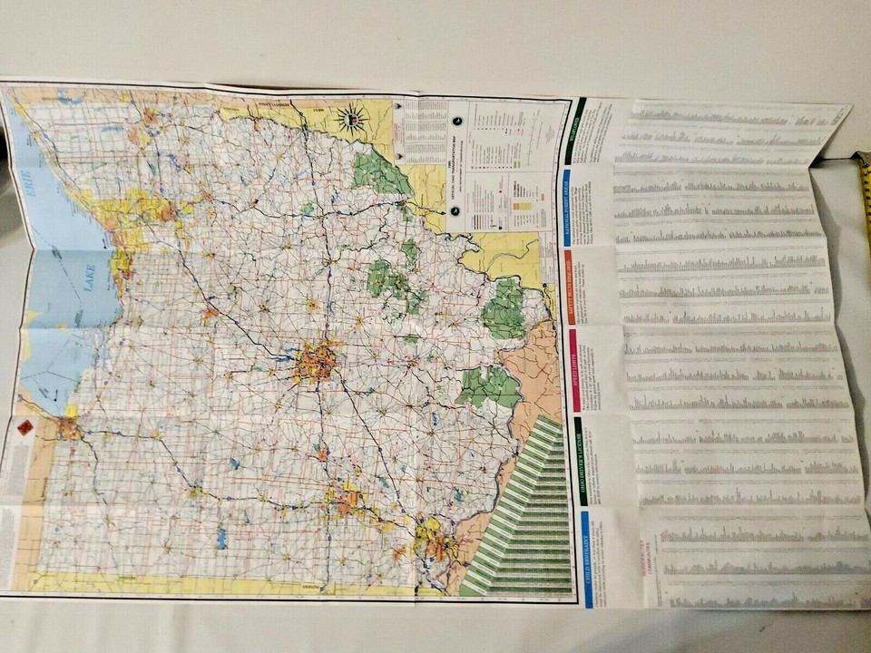 Vintage Official Ohio Transportation Road Map 1994 | eBay