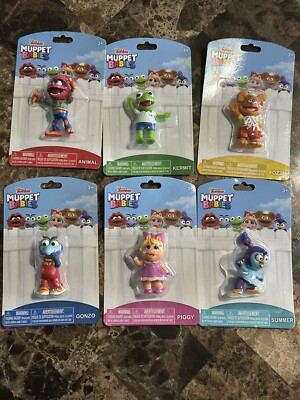 NEW ~ DISNEY JUNIOR ~ "MUPPET BABIES" MINI FIGURES ~ LOT OF 6 COMPLETE ...