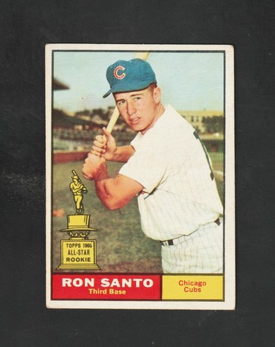 1961 Topps RON SANTO RC #35 ~~ Chicago Cubs HOF | eBay