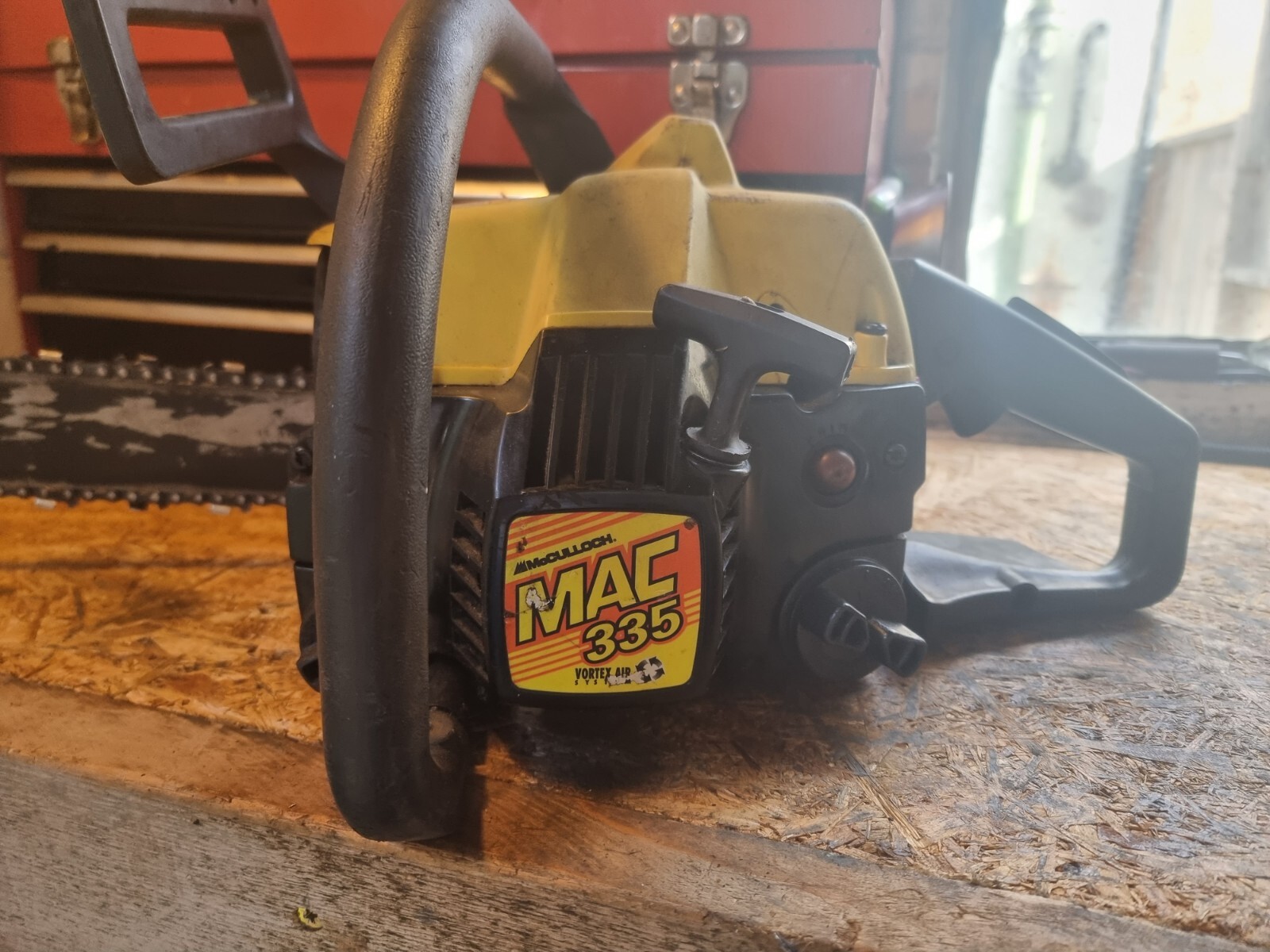 Mculloch Mac 335 Chainsaw Breaking For Parts (buy now for a washer) | eBay
