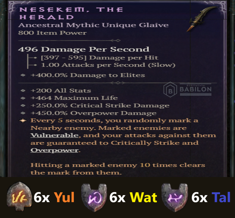 DIABLO 4 SEASON 9 Mythic Uniqes Rune Set &All Runes PC PS4 PS5 XBOX ...