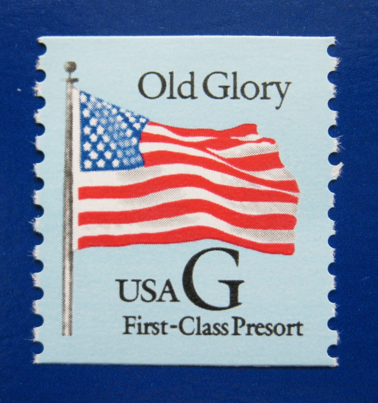Sc # 2888 ~ ND (25 cent) "G" & Old Glory Issue, Vertical Coil Single ...
