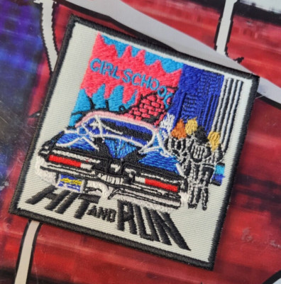 EMBROIDERED GIRLSCHOOL HIT AND RUN PATCH (Please Read Ad) | eBay