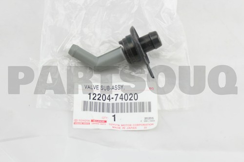 1220474020 Genuine Toyota VALVE SUB-ASSY, VENTILATION 12204-74020 | eBay