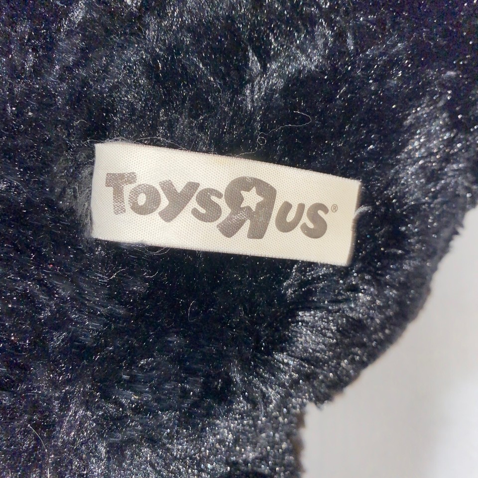 Toys R Us Exclusive Black Teddy Bear Plush Stuffed Animal Large Soft ...