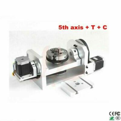 CNC Router Machine Rotary Indexer Table 4th & 5th Rotational Axis W ...